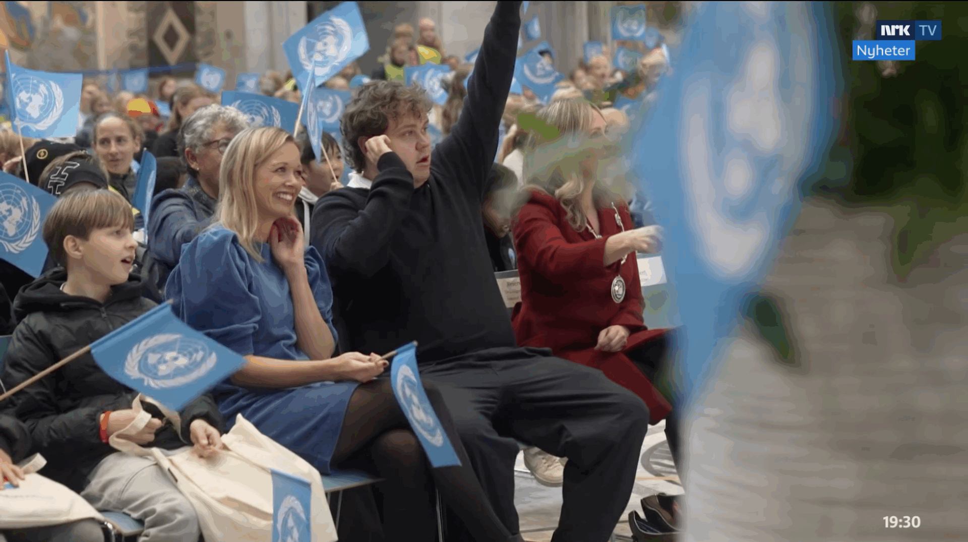 Smiløkkas engasjerte stemme Jon Raaum Christensen var æresgjest på FN ...